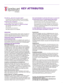 Resources for Your Practice | Lexiscan® (regadenoson) injection